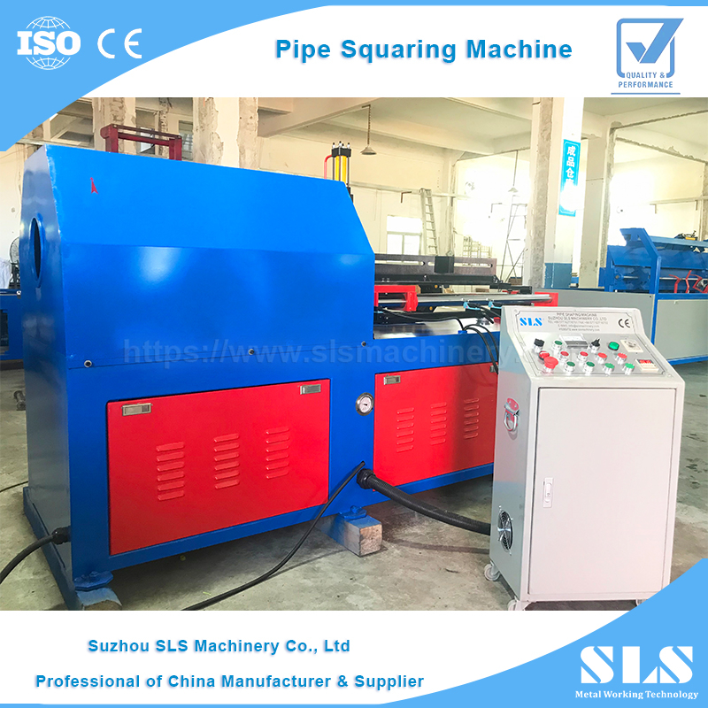 TS-50X50Y Type Semi-auto Metal Round Pipe Pressure Taper Cone Square ...