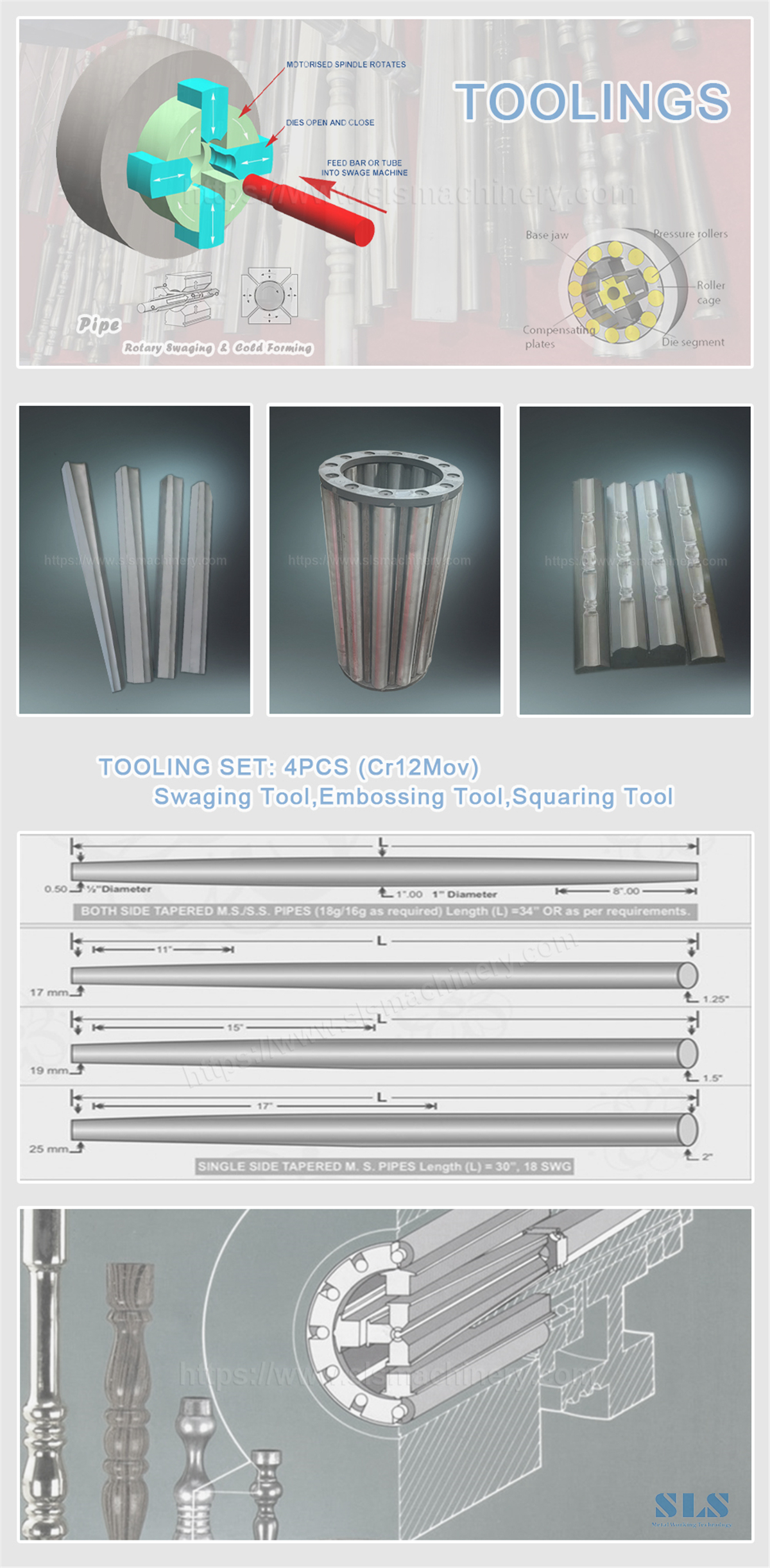 TF-50F Type Manual Cone Pipe Cold Forming Tube Swaging Machine - Buy ...