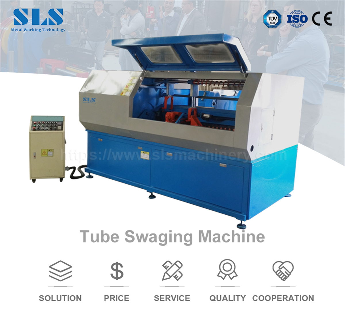 TF-38CNC Type Furniture Leg Tube Taper Making Manufacturer Automatic ...