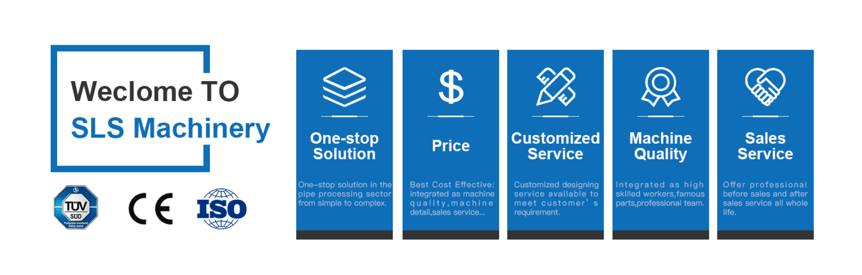 Pipe Processing Machine Manufacturer - SLS Machinery